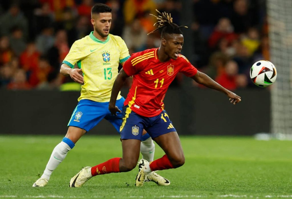 Spain Vs Brazil National Football Team Timeline