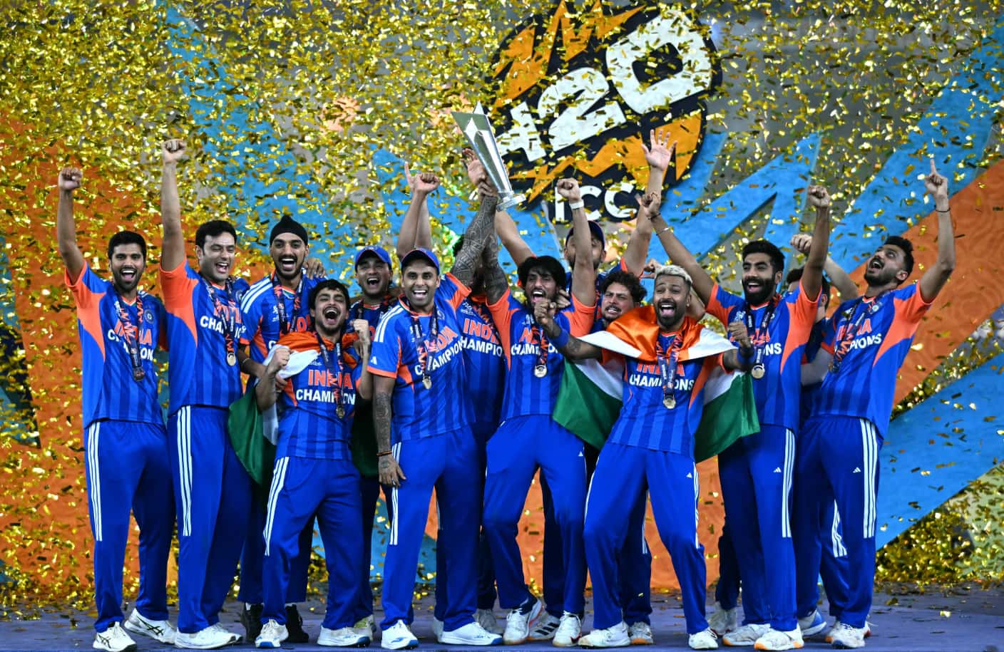 ICC Men's T20 World Cup Winners List (2007-2026) Ft. India